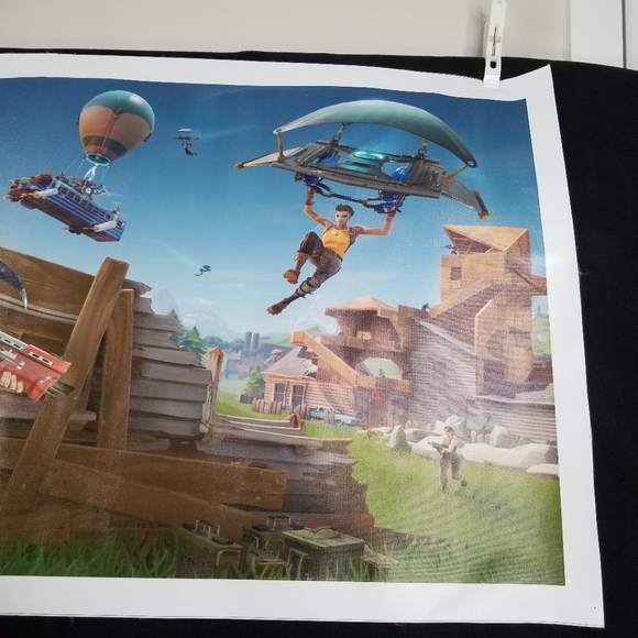 None | Art | Fortnite Battle Royale Loading Screen Gaming Glossy Vynil ...